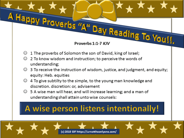 A Proverb A Day Plan | You Are Not the Only One