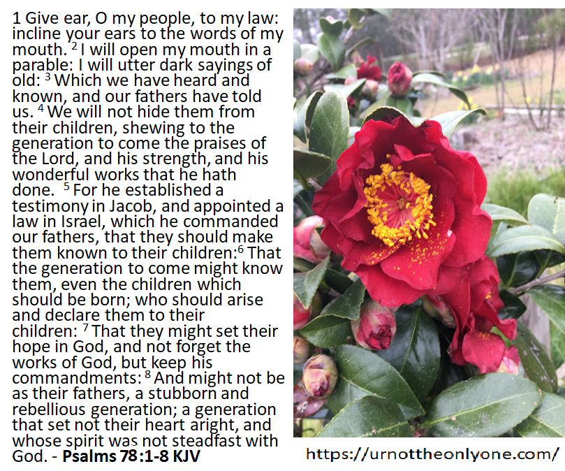 Psalms Chapter 78: Are your people repeating history, Lord? PART 1 ...